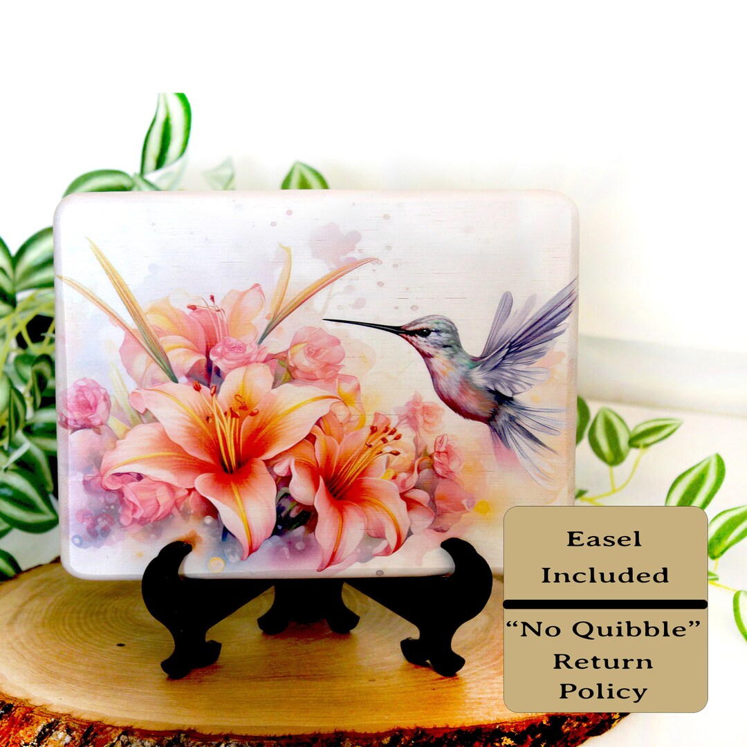 Hummingbird Kitchen Decor, Environmentally Friendly Bamboo Cutting ...