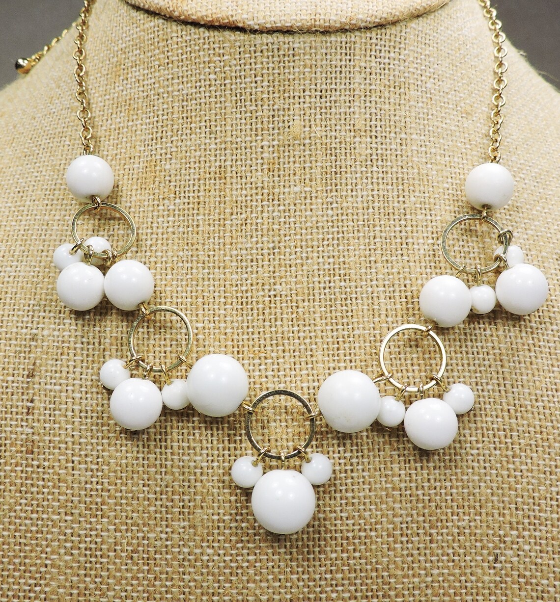 Collier de perles blanches Avon - Etsy France