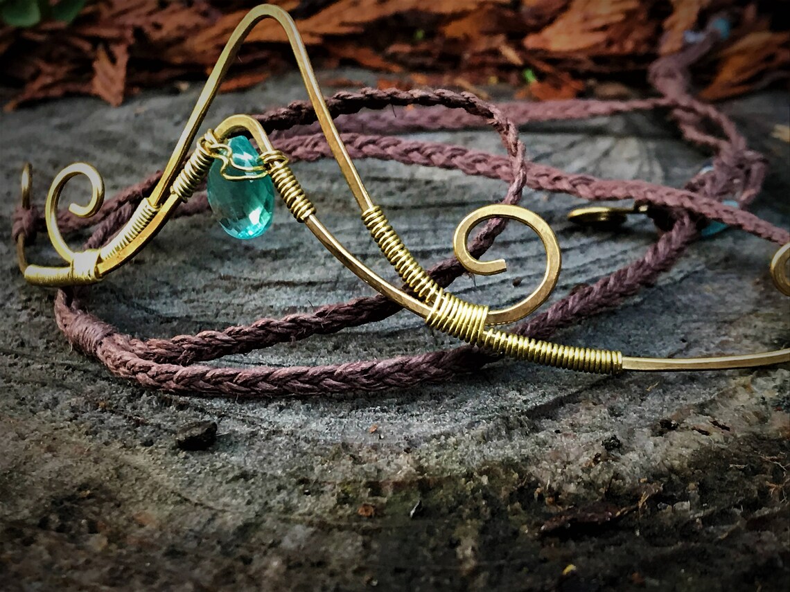 Elven Tiara Goddess Tiara Gemstone Diadem Magical - Etsy