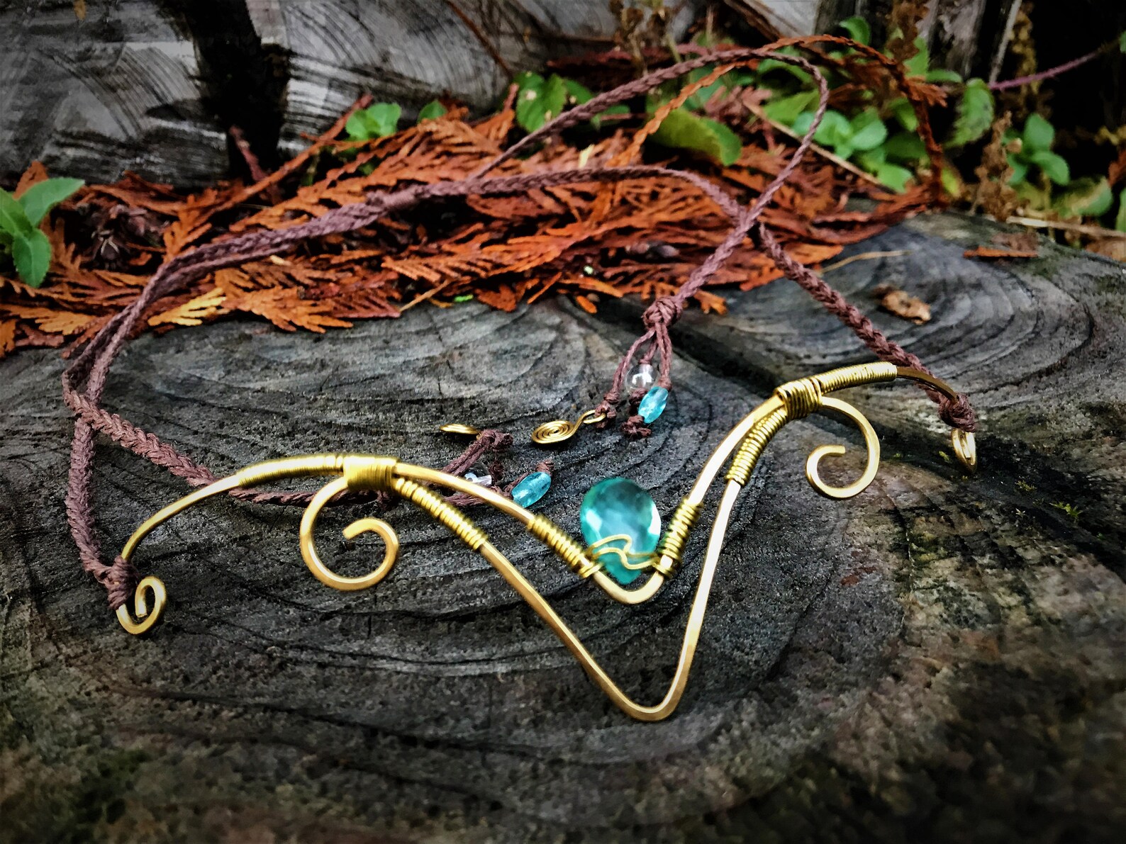 Elven Tiara Goddess Tiara Gemstone Diadem Magical - Etsy