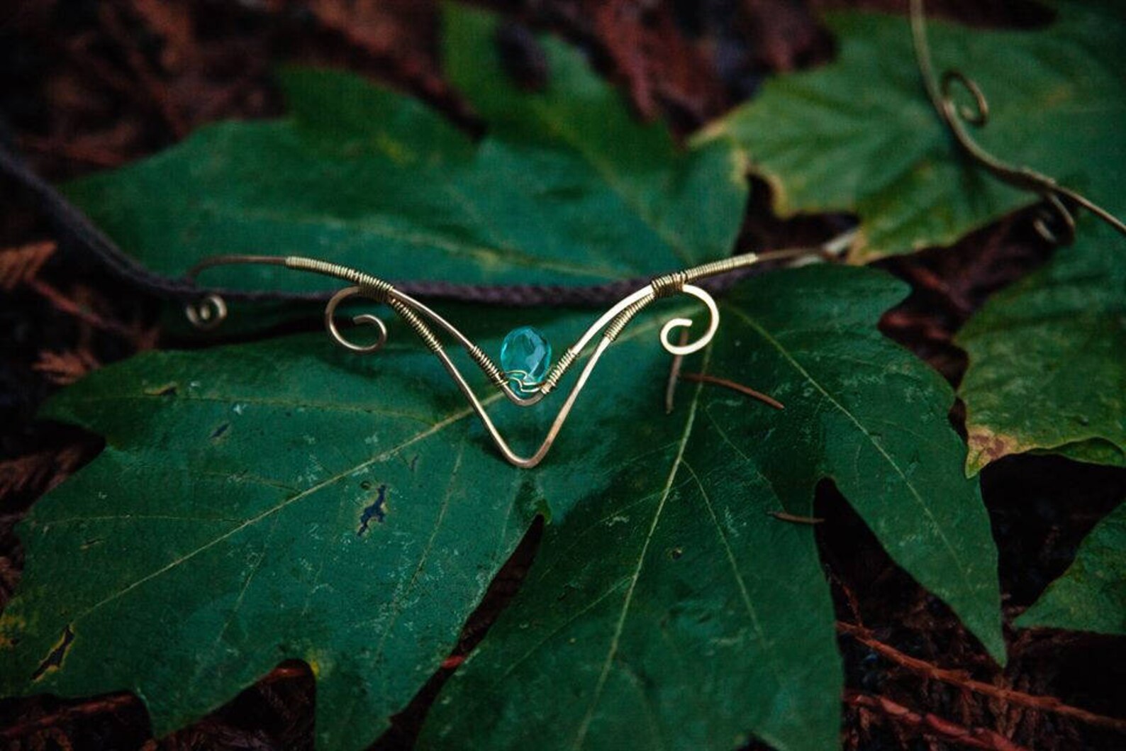 Elven Tiara - Goddess Tiara - Gemstone Diadem - Magical Headpiece ...