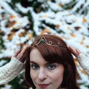 Elven Tiara - Goddess Tiara - Gemstone Diadem - Magical Headpiece ...