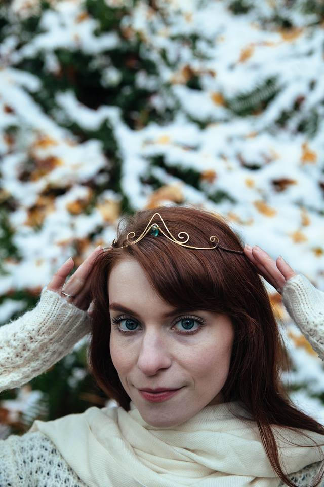 Elven Tiara Goddess Tiara Gemstone Diadem Magical - Etsy