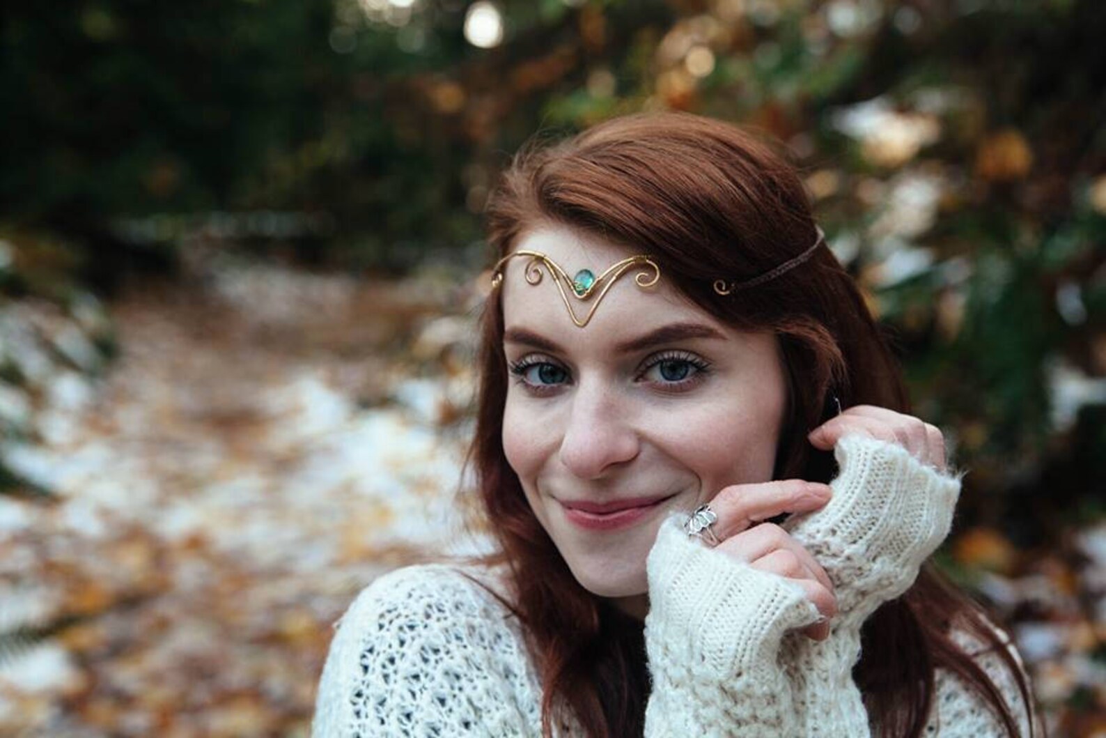 Elven Tiara Goddess Tiara Gemstone Diadem Magical - Etsy