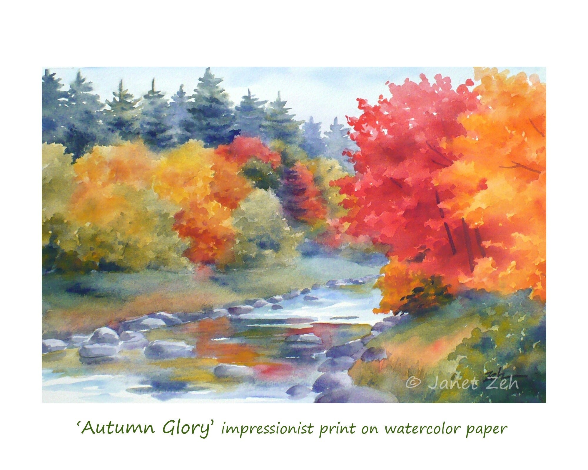 Fall Watercolor