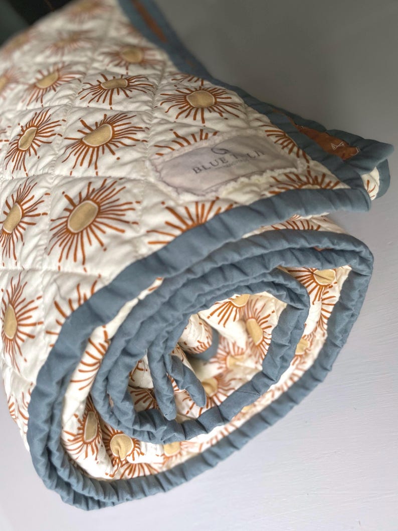 Handmade Modern Baby Quilt Throw Blanket Heirloom Whole Cloth Quilt - Etsy