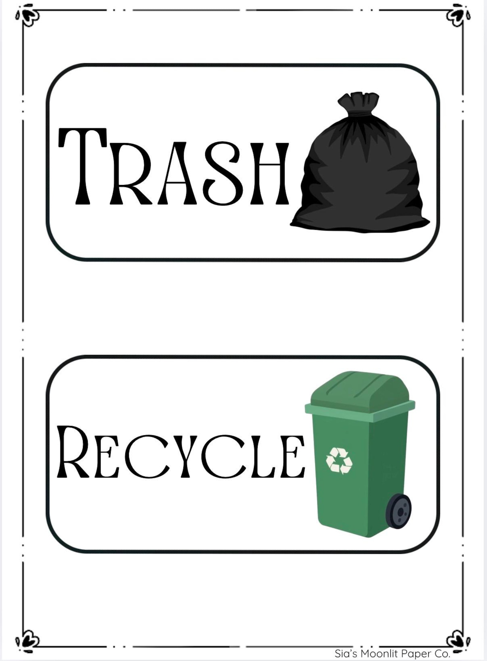 Earth Day Preschool Printables | Recycling, Sorting, Movement Games ...