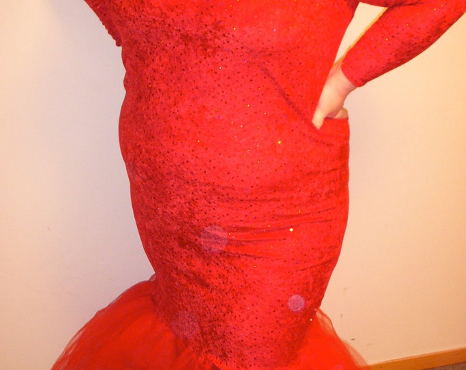 Womens Plus Size Drag Queen Divine Red Velvet Pink Flamingos Halloween ...