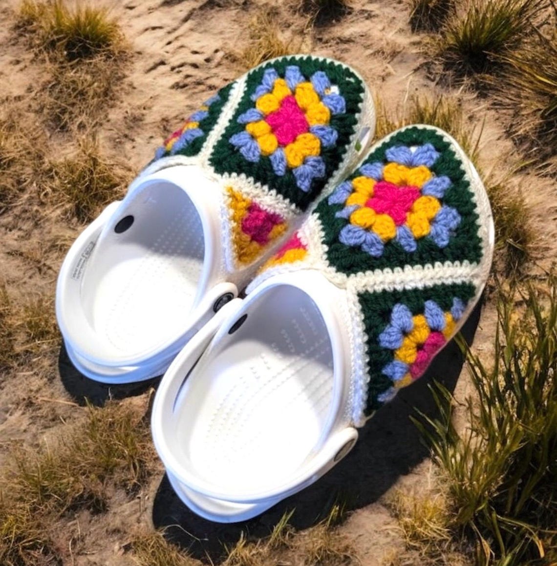 Granny Square Crocs-women's - Etsy