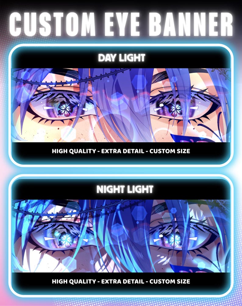 Custom Eye Banner for Twitch | Twitter Banner | Discord Banner ...