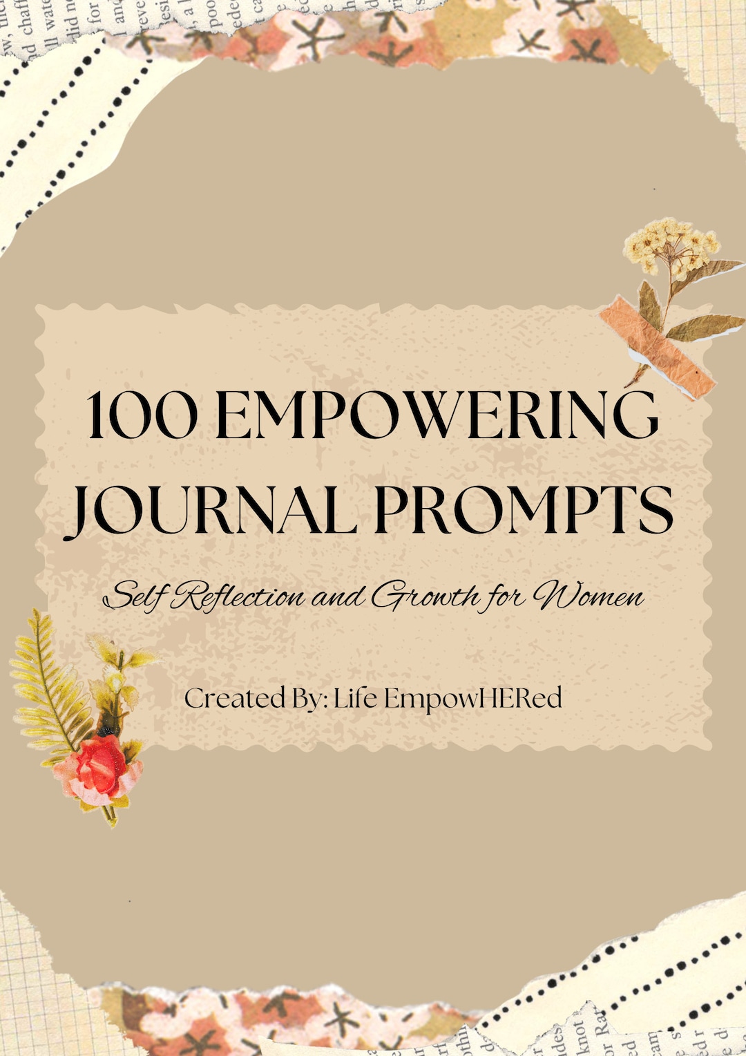 100 Empowering Journal Prompts for Women Instant Digital Download - Etsy