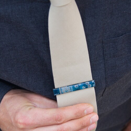 Circuit Board Tie Bar Recycled Computer Tie Clip Geeky Gift - Etsy