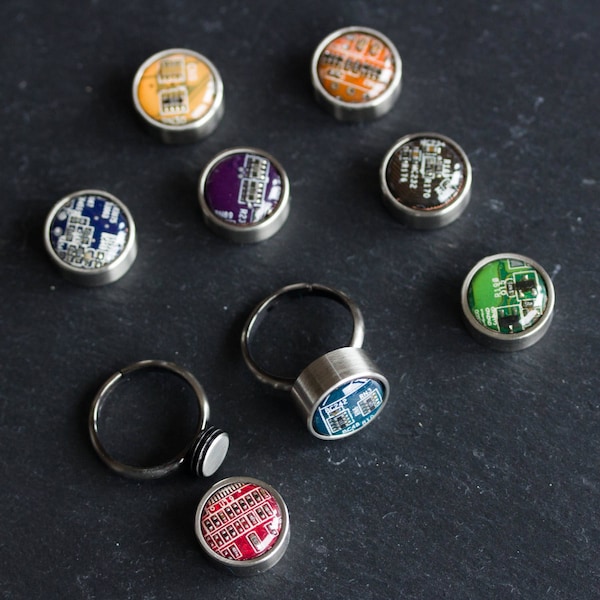 Circuit Board Ring - Etsy