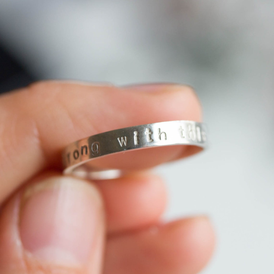 The Force is Strong With This One Unisex Sterling Silver - Etsy