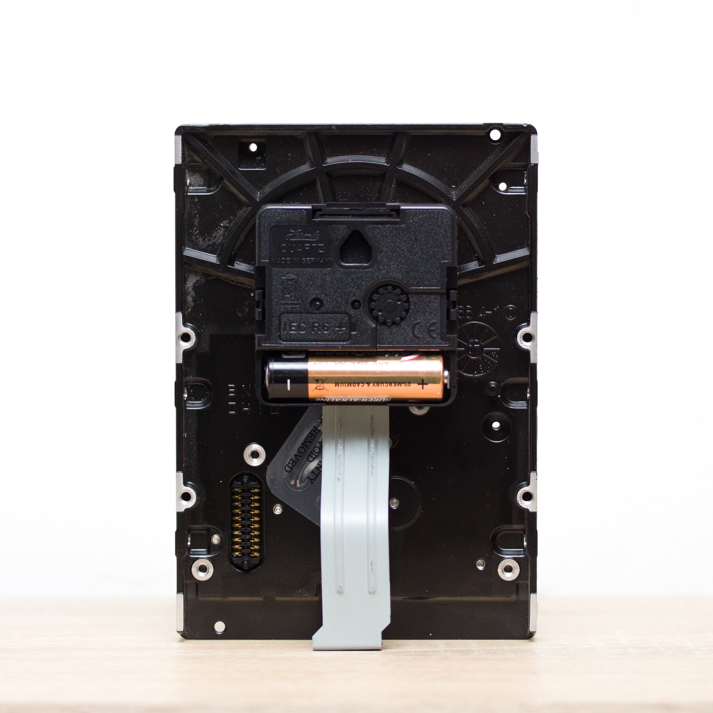 Desk Clock Made With Recycled Computer Hard Drive Clock HDD | Etsy