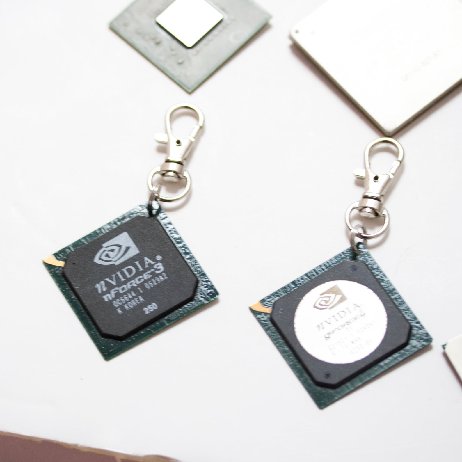 Chipset Keychain Recycled Computer Keychain Nvidia Graphic | Etsy
