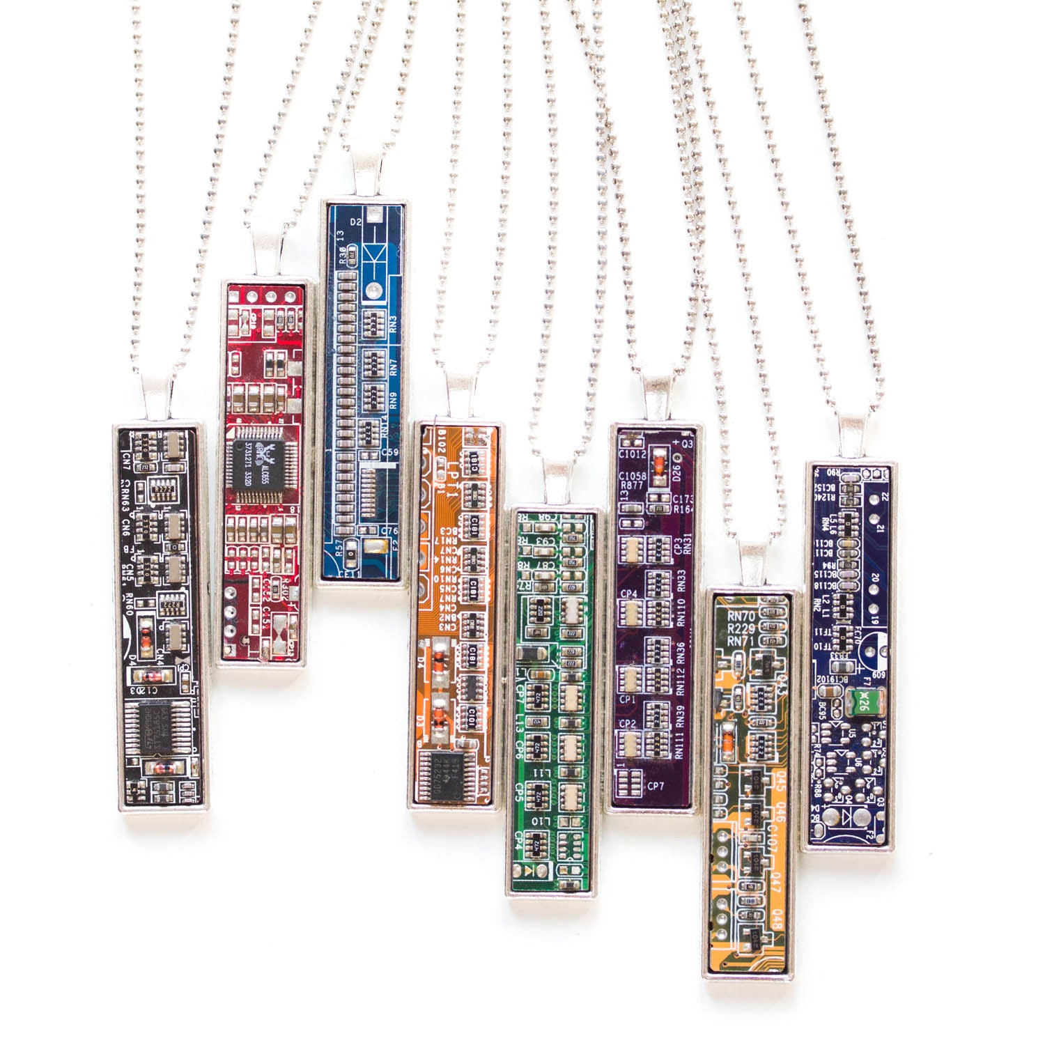 Real Circuit Board Necklace Gift for Techie Computer Geek | Etsy