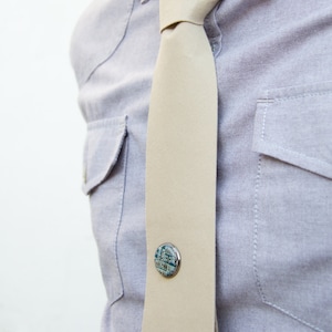 Unique Circuit Board Pin, 18mm Silver, Recycled Computer, Gift for ...