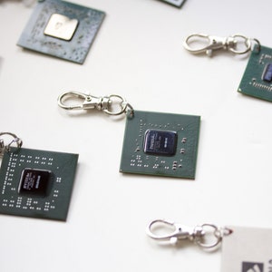 Chipset Keychain Recycled Computer Keychain Nvidia Graphic - Etsy