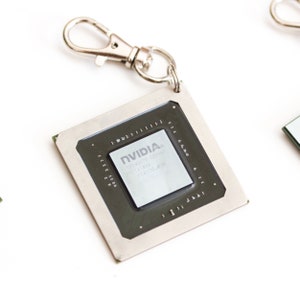 Chipset Keychain Recycled Computer Keychain Nvidia Graphic - Etsy