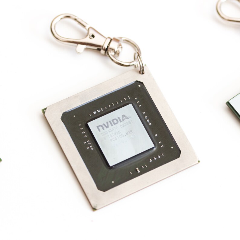 Chipset Keychain Recycled Computer Keychain Nvidia Graphic - Etsy