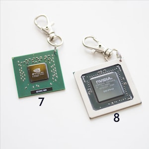 Chipset Keychain, Recycled Computer Keychain, Nvidia Graphic Processor, GPU - Etsy