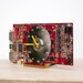 Desk Clock Made With Red Graphics Card - Etsy