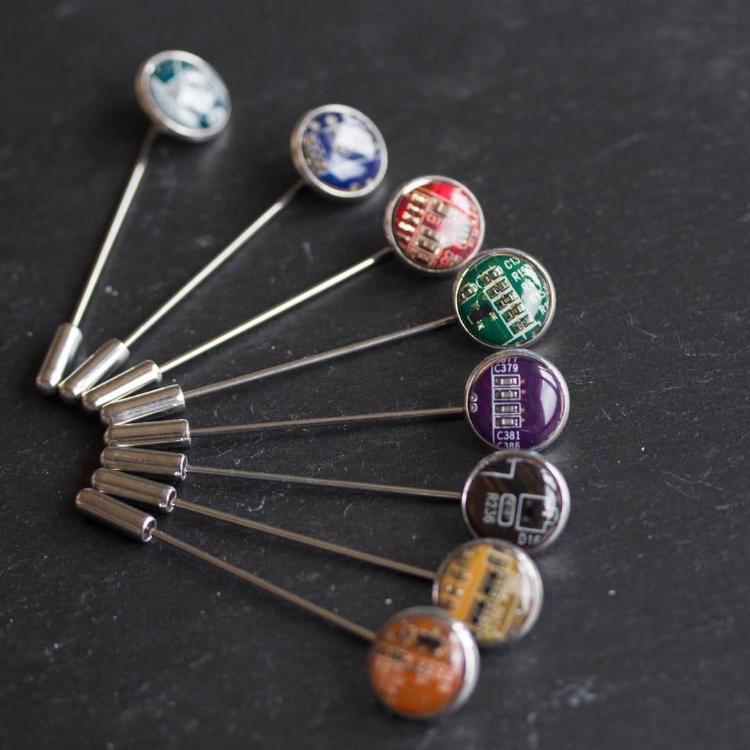 Lapel Pin, Circuit Board Lapel Pin, Gift for Father - Etsy