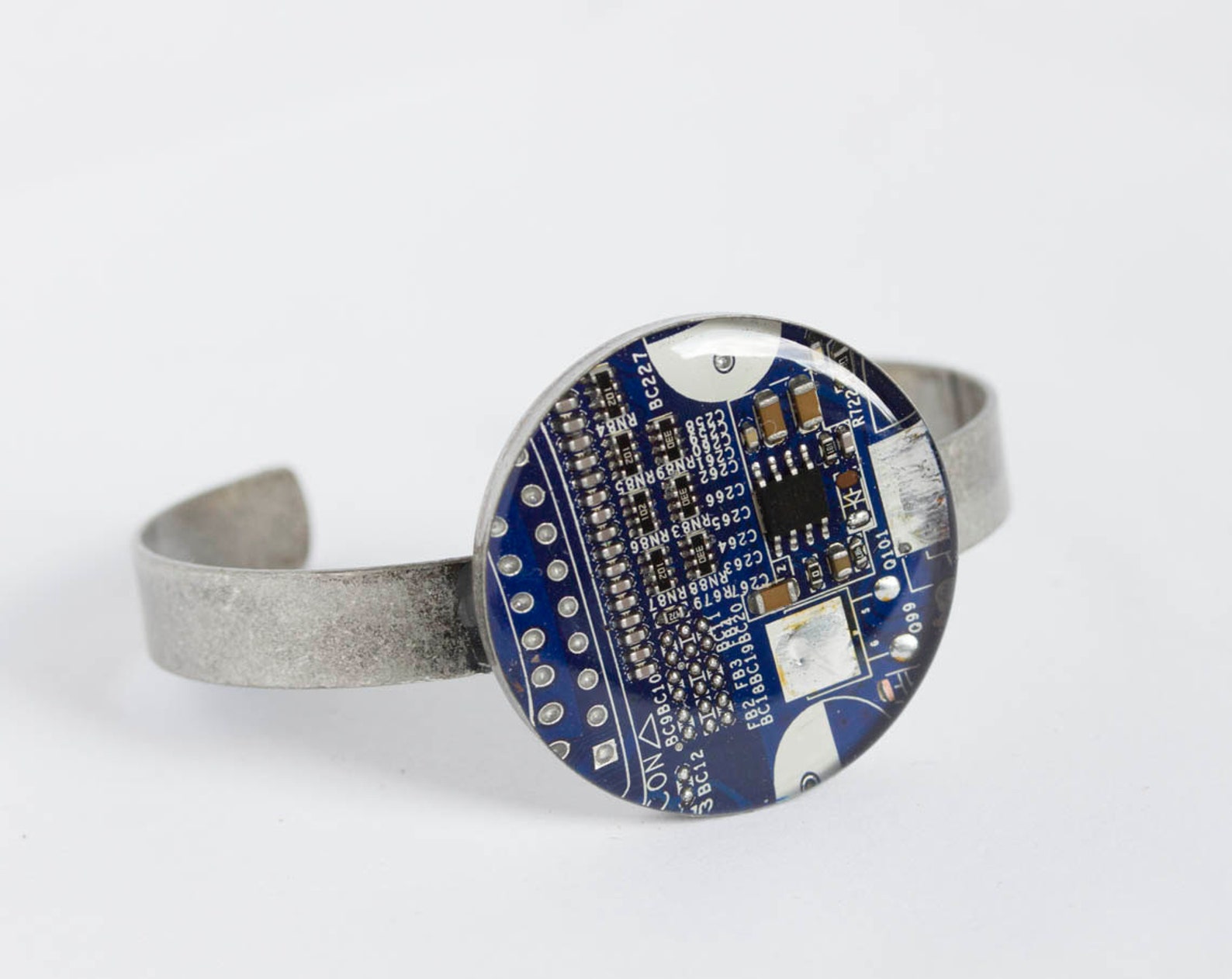 Geeky Cuff Circuit Board Bracelet Recycled Computer - Etsy