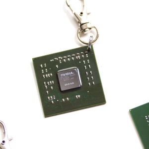 Chipset Keychain Recycled Computer Keychain Nvidia Graphic - Etsy