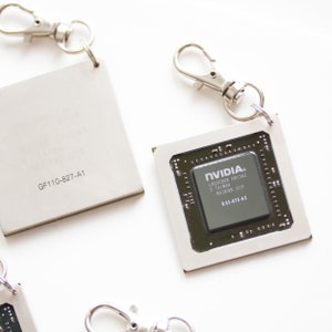 Chipset Keychain Recycled Computer Keychain Nvidia Graphic - Etsy