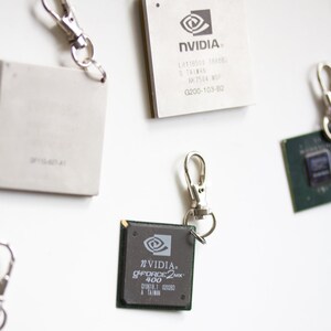 Chipset Keychain Recycled Computer Keychain Nvidia Graphic - Etsy