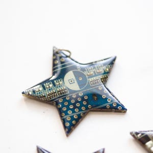 Circuit Board Star Necklace - Geek Necklace, Computer Nerd ...