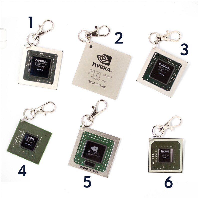 Chipset keychain recycled computer keychain graphic | Etsy