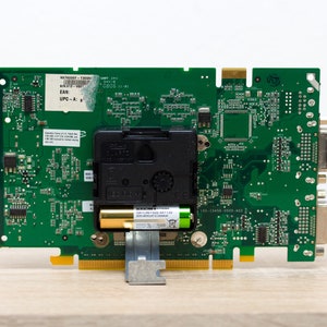 Desk Clock - Unique Office Clock, Recycled Video Card Clock - Green ...