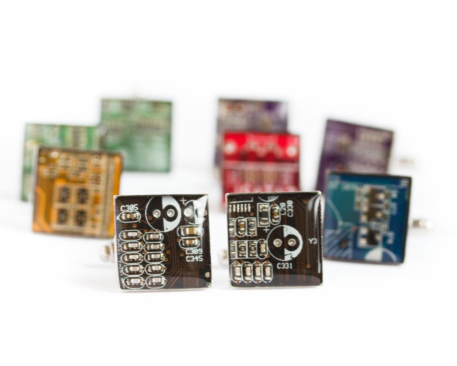 Circuit Board Cufflinks Computer Nerd Cufflinks Gift for | Etsy