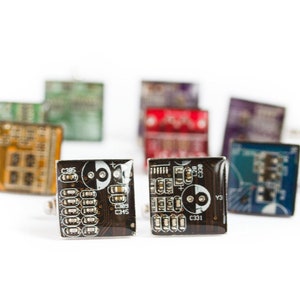Circuit Board Cufflinks - Computer Nerd Cufflinks, Gift for Him ...