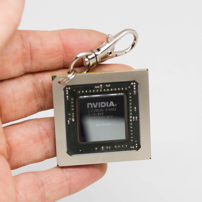 Chipset keychain recycled computer keychain graphic | Etsy