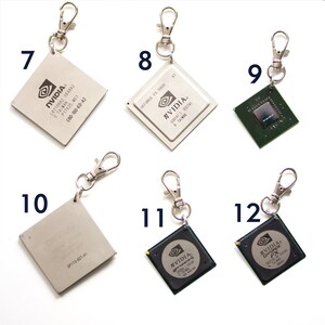 Chipset Keychain Recycled Computer Keychain Nvidia Graphic - Etsy