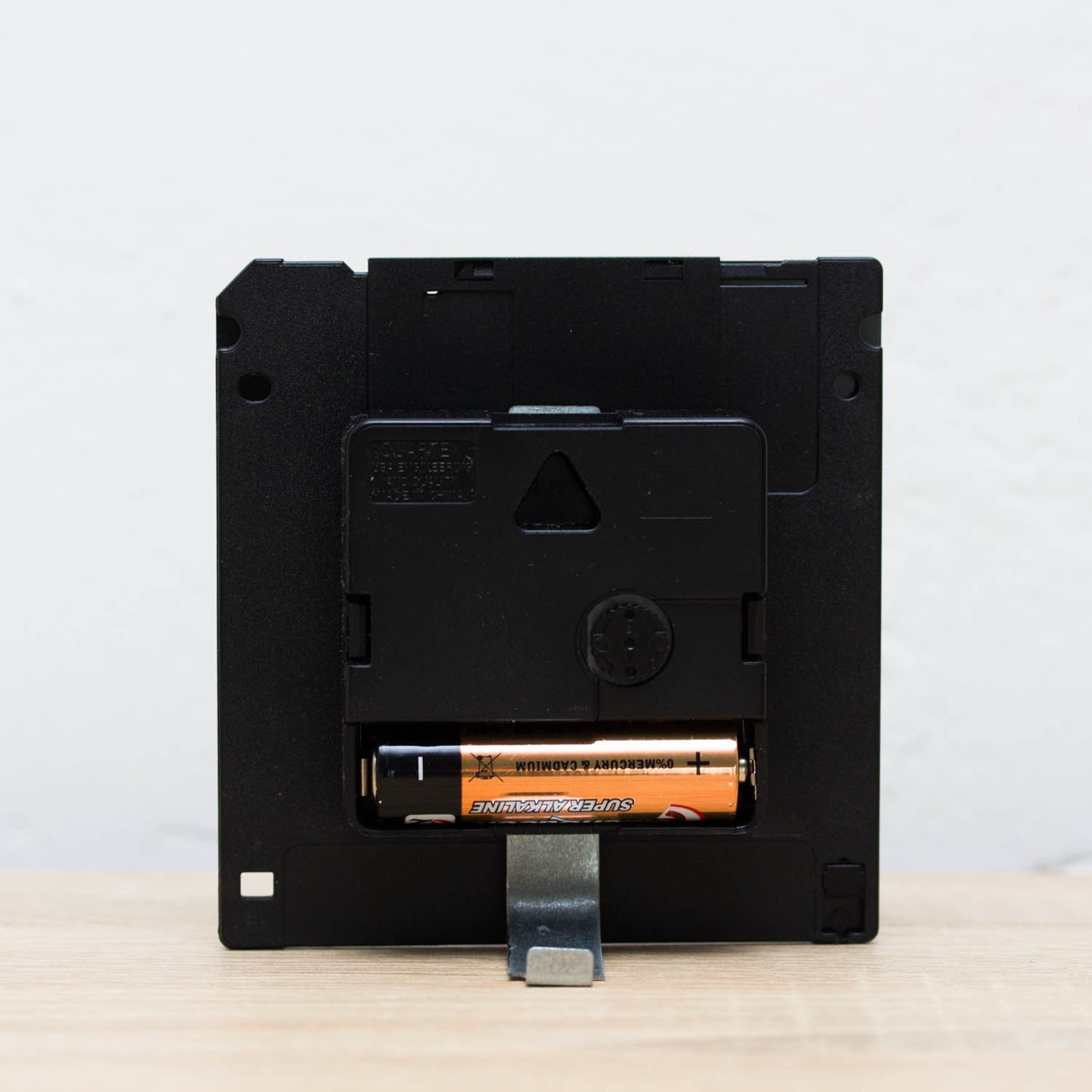 Unique Desk clock black recycled floppy disk clock ready to | Etsy