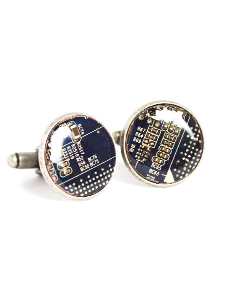 Circuit Board Cuff Links Geeky Computer Cufflinks Antique | Etsy