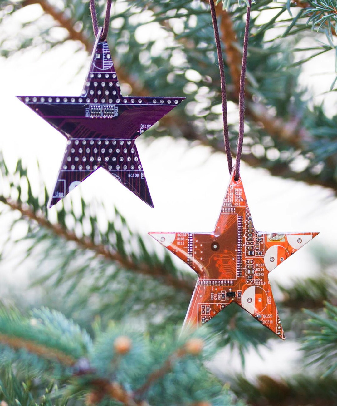 Star Christmas Ornament - Holiday Decor - Geeky Christmas - Etsy