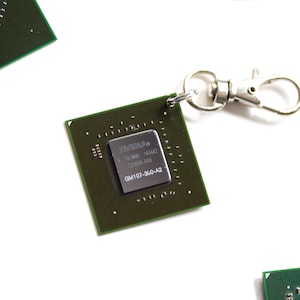 Chipset Keychain Recycled Computer Keychain Nvidia Graphic - Etsy