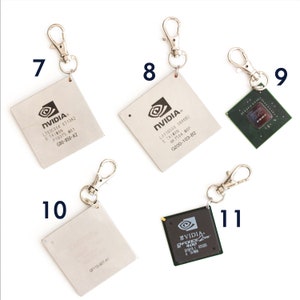 Chipset Keychain Recycled Computer Keychain Nvidia Graphic - Etsy