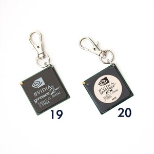 Chipset Keychain Recycled Computer Keychain Nvidia Graphic - Etsy