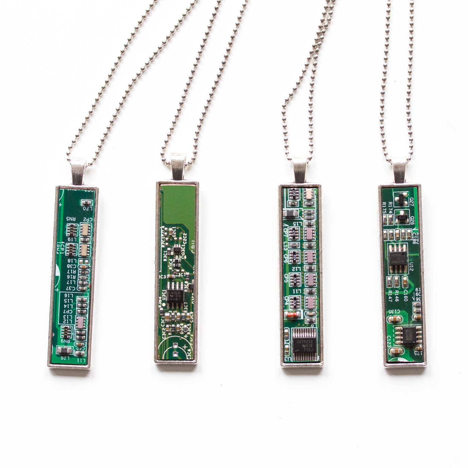 Real Circuit Board Necklace Gift for Techie Computer Geek | Etsy