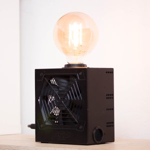 Table Lamp Made With Recycled Computer Power Supply Unit - Etsy