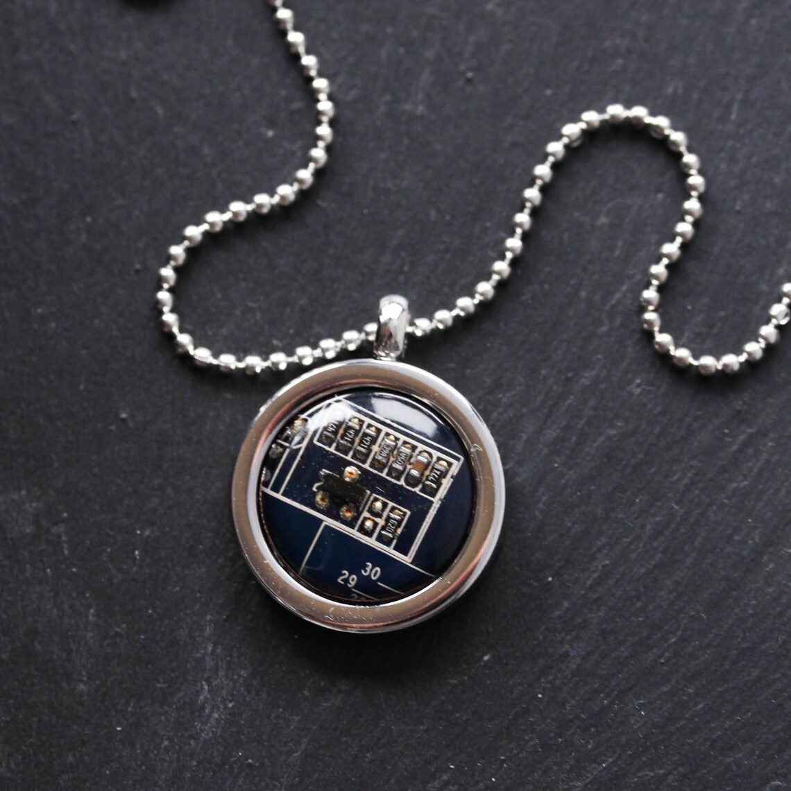 Computer Geek Necklace REAL Circuit Board Necklace Gift for | Etsy