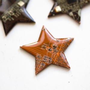 Circuit Board Star Necklace - Geek Necklace, Computer Nerd ...