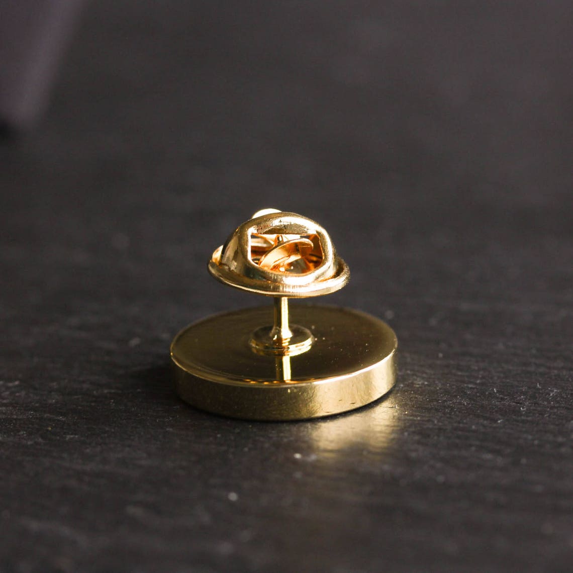 Round Circuit Board Pin Golden Pin Unique Techie Inspired | Etsy